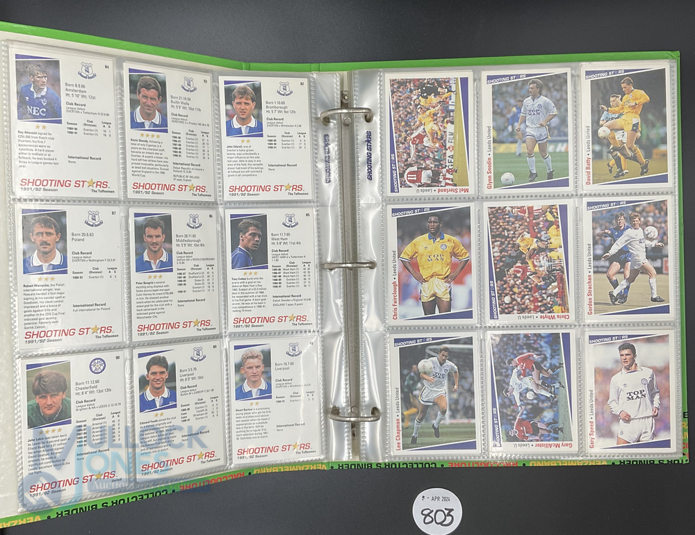1991 /92 Merlin Shooting Stars Football Cards set of 394 in original ...