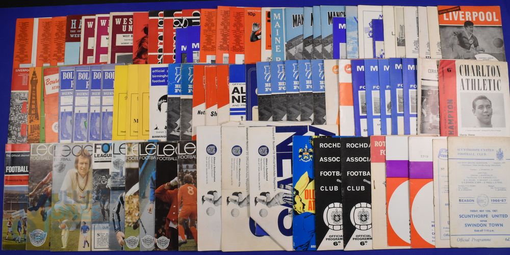 Collection of football programmes covering a vast array of league clubs ...