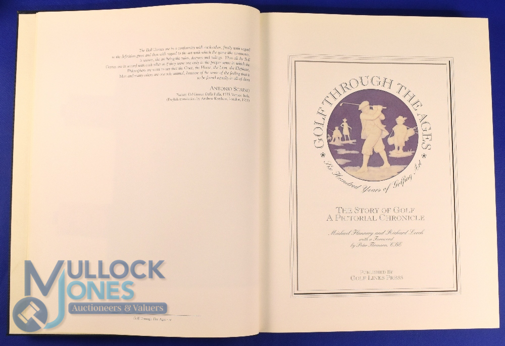 Flannery, Michael & Leech, Richard - signed - "Golf Through the Ages ...