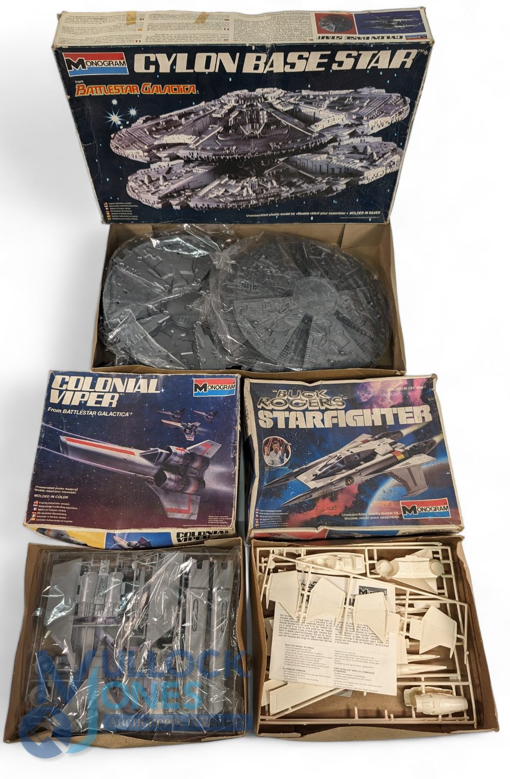 Monogram Space Model Kits, consisting of Buck Rogers Starfighter ...