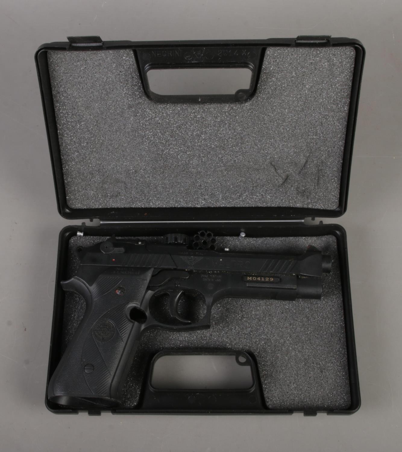 A Valtro Airgun 92 .177 calibre air pistol in case. CANNOT POST ...
