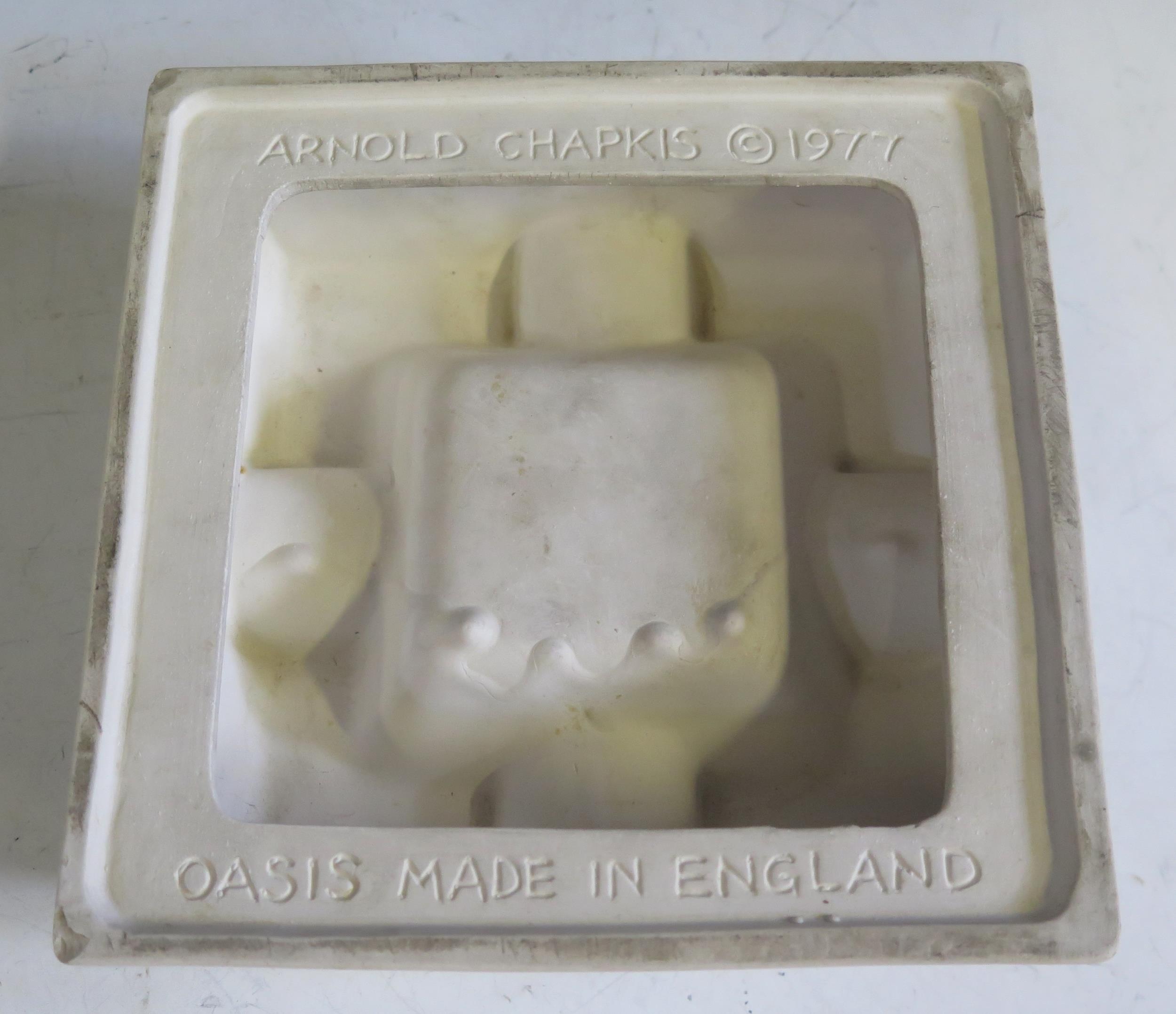 Arnold Chapkis (1944-2016) a pottery ashtray with champagne court, of ...