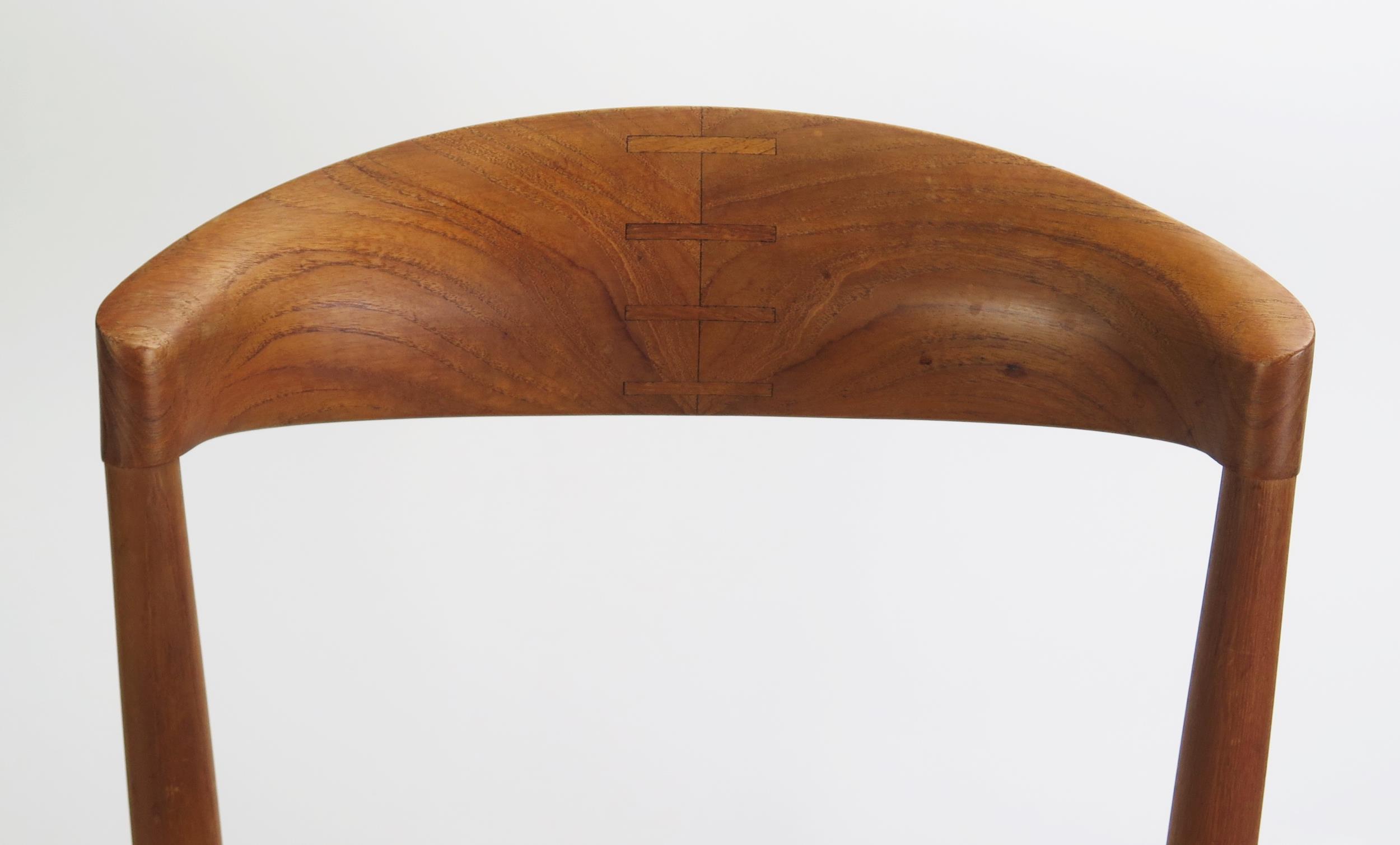 Knud Andersen for JCA Jensen Set of Four Danish Teak Dining Chairs ...