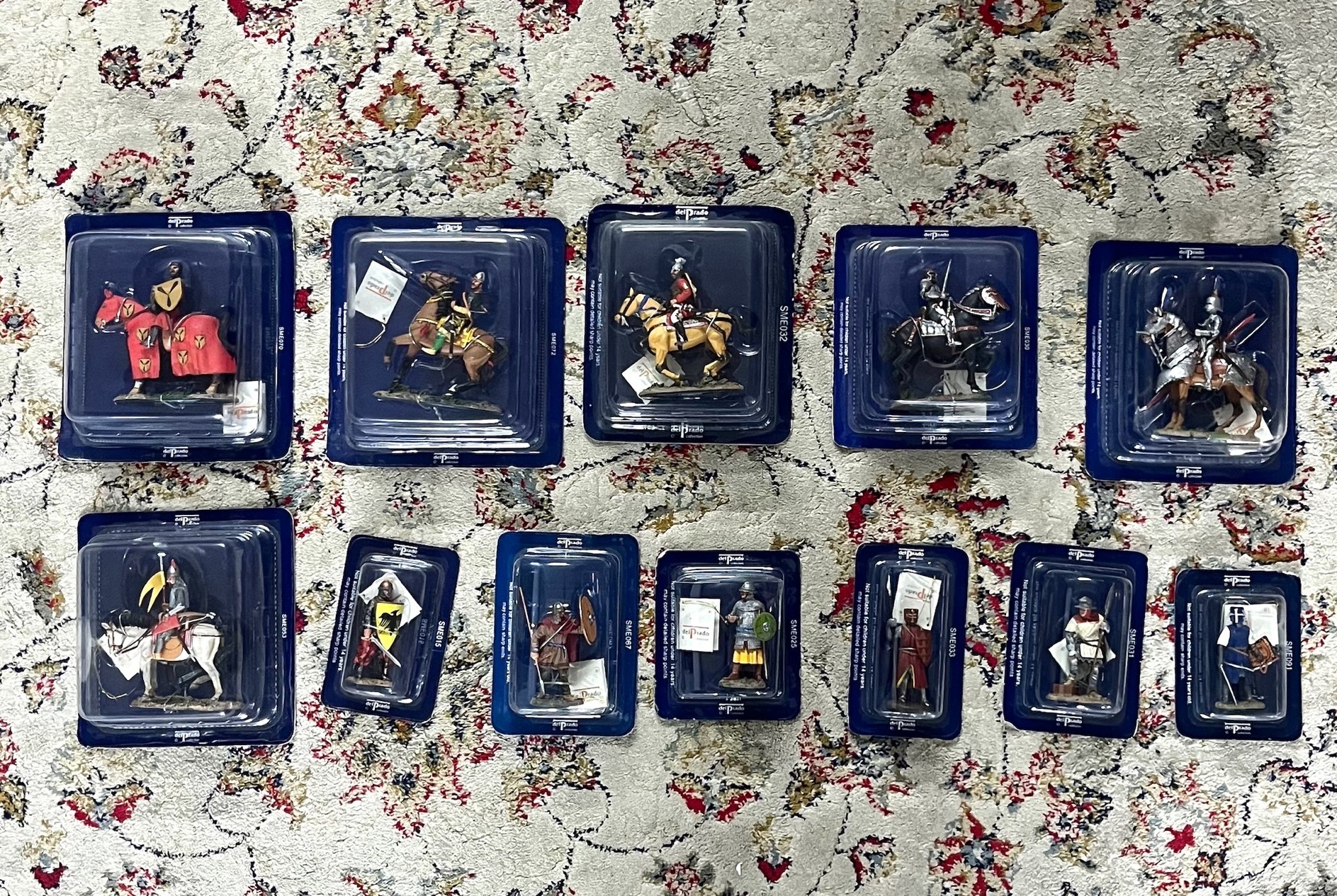 A large collection of Del Prado figures, mixture of Cavalry and Foot ...