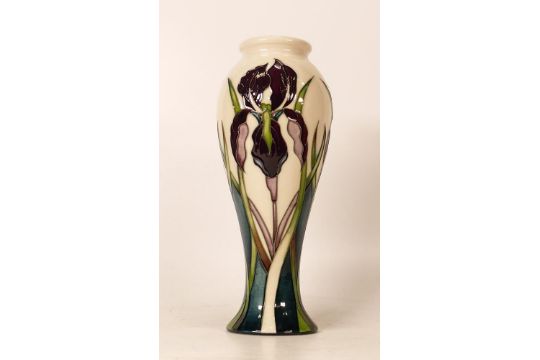 Moorcroft Collectors Club 'Purple Iris' pattern vase designed by Nicola ...