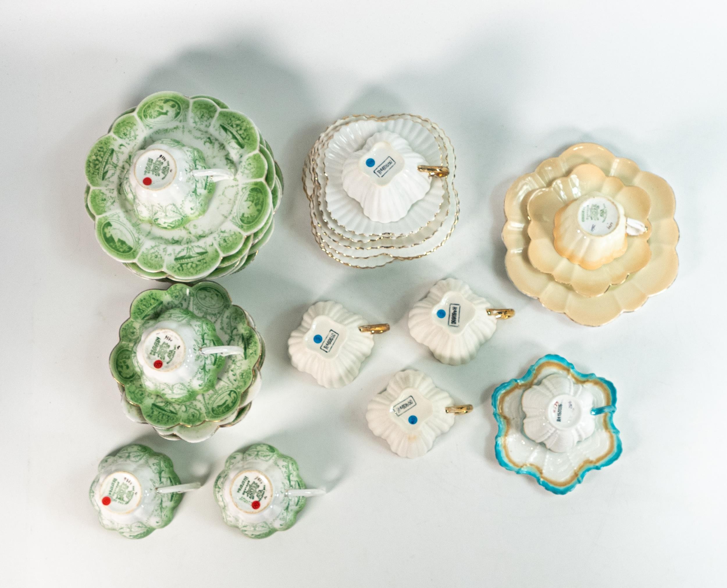 Wileman & Co part tea set, Snowdrop shape 9334 to include 4 cups ...