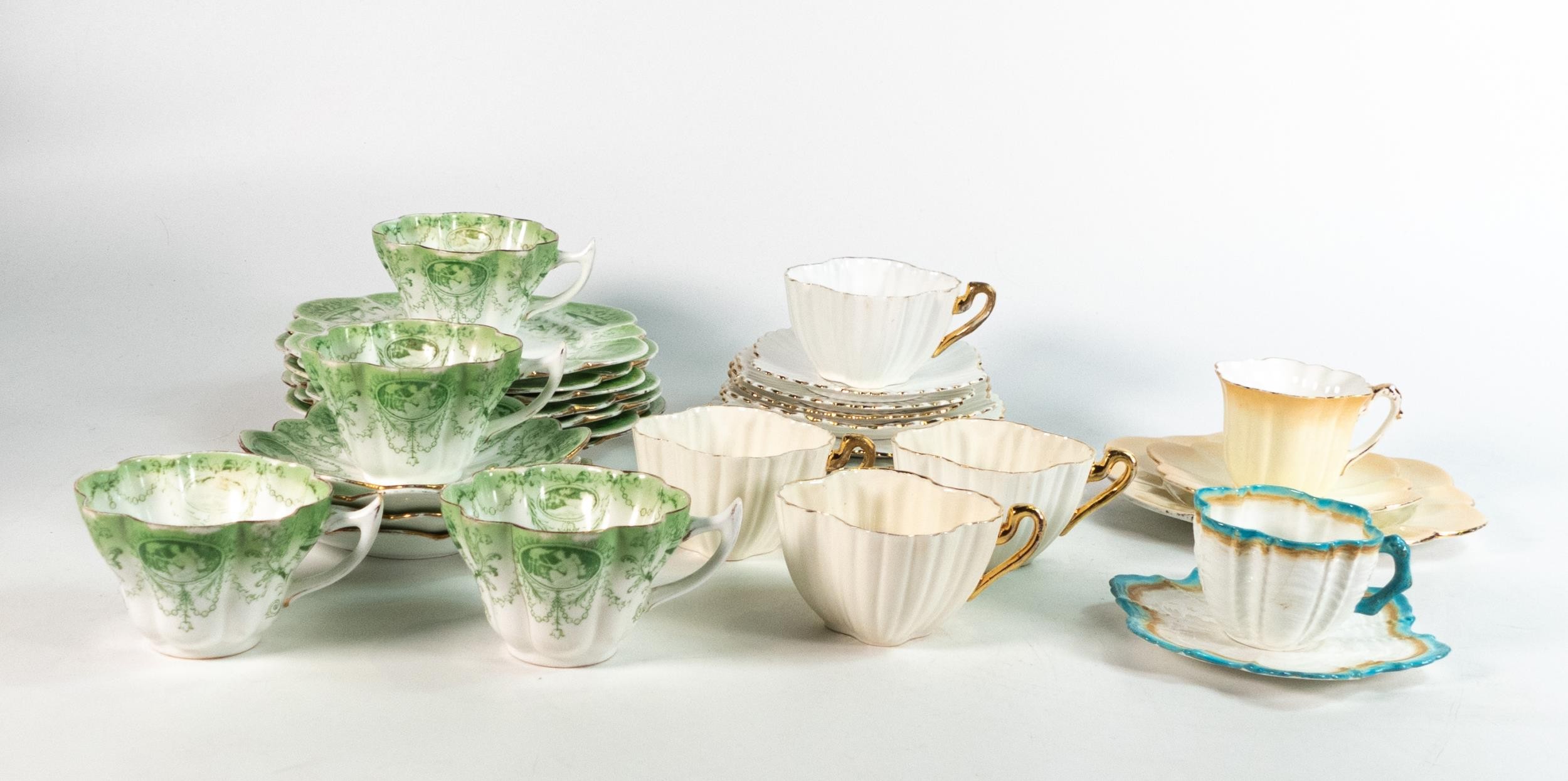 Wileman & Co part tea set, Snowdrop shape 9334 to include 4 cups ...