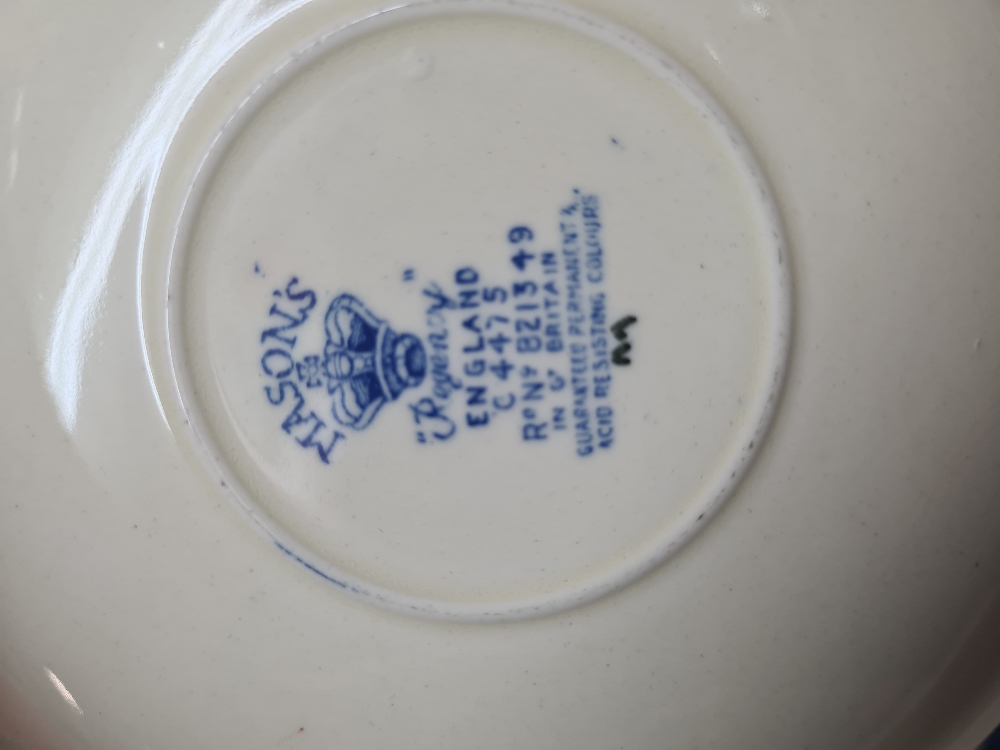 A tray at Mason Regency dinnerware