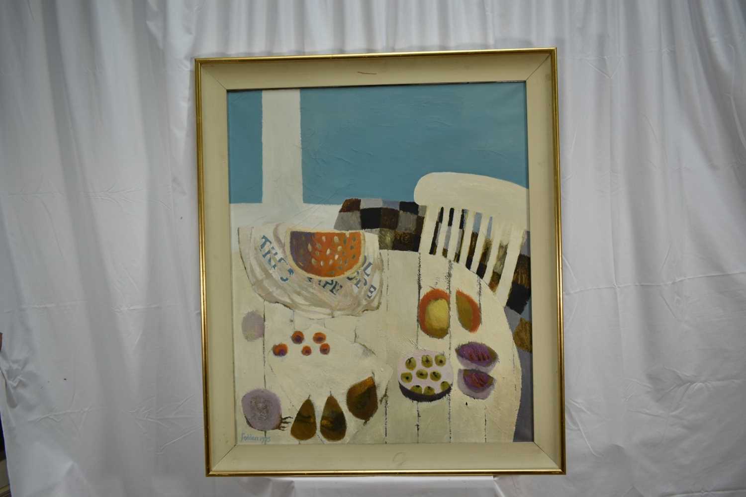 *Mary Fedden (1915-2012) oil on canvas - The White Table, signed and ...