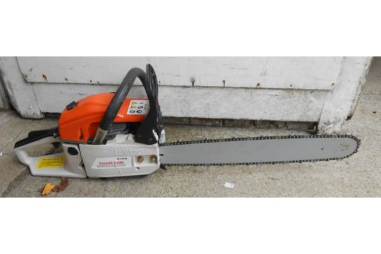 A Stihl style MT-9999 petrol chainsaw - as new