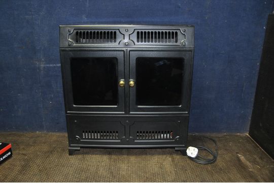 A DIMPLEX R.O.M.20 COAL FIRE EFFECT HEATER width 59cm depth 29cm height ...