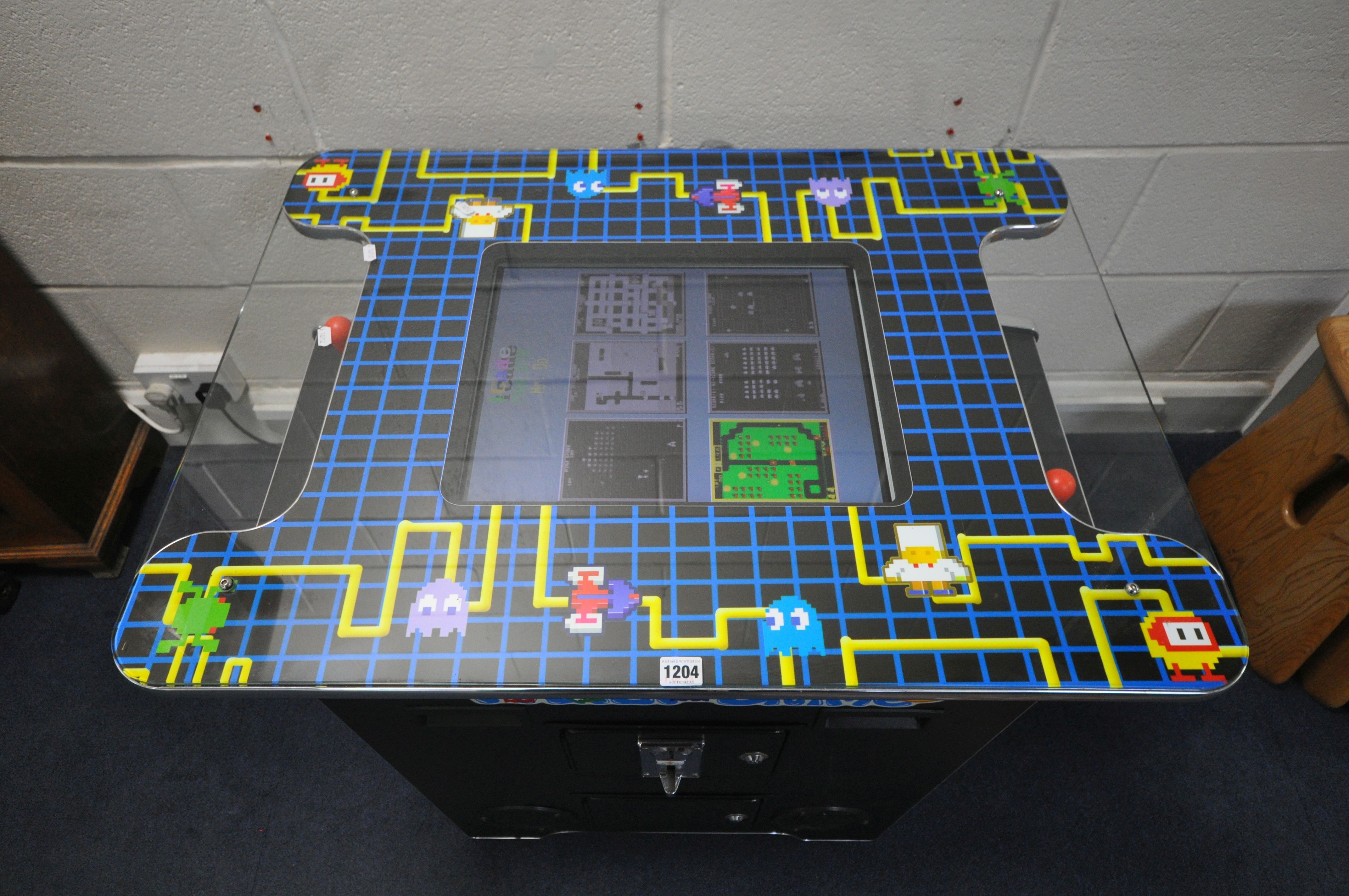 A RETRO MULTI-GAME TWO PLAYER ARCADE MACHINE, with 60 different ...