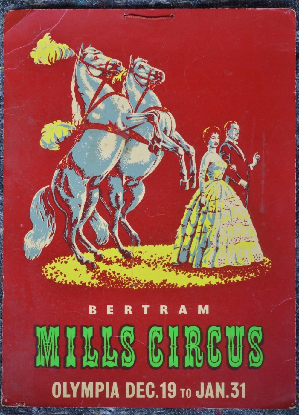 Collection of circus advertising posters to include Bertram Mills ...