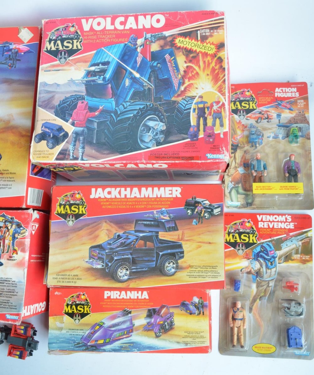 Collection of vintage Kenner Mask action figures and play sets to ...