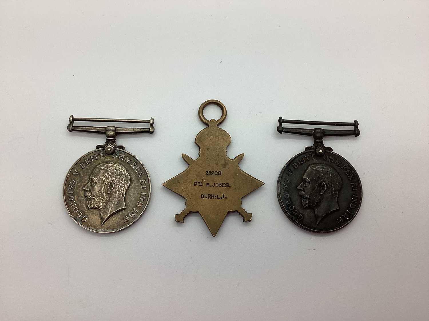 WW1 British Medals comprising of a 1914 - 15 Star, awarded to 21200 ...