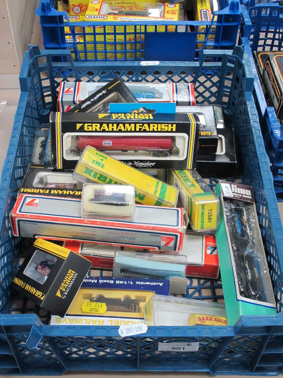 Approximately Twenty Five N Gauge Outline British Rolling Stock Items ...