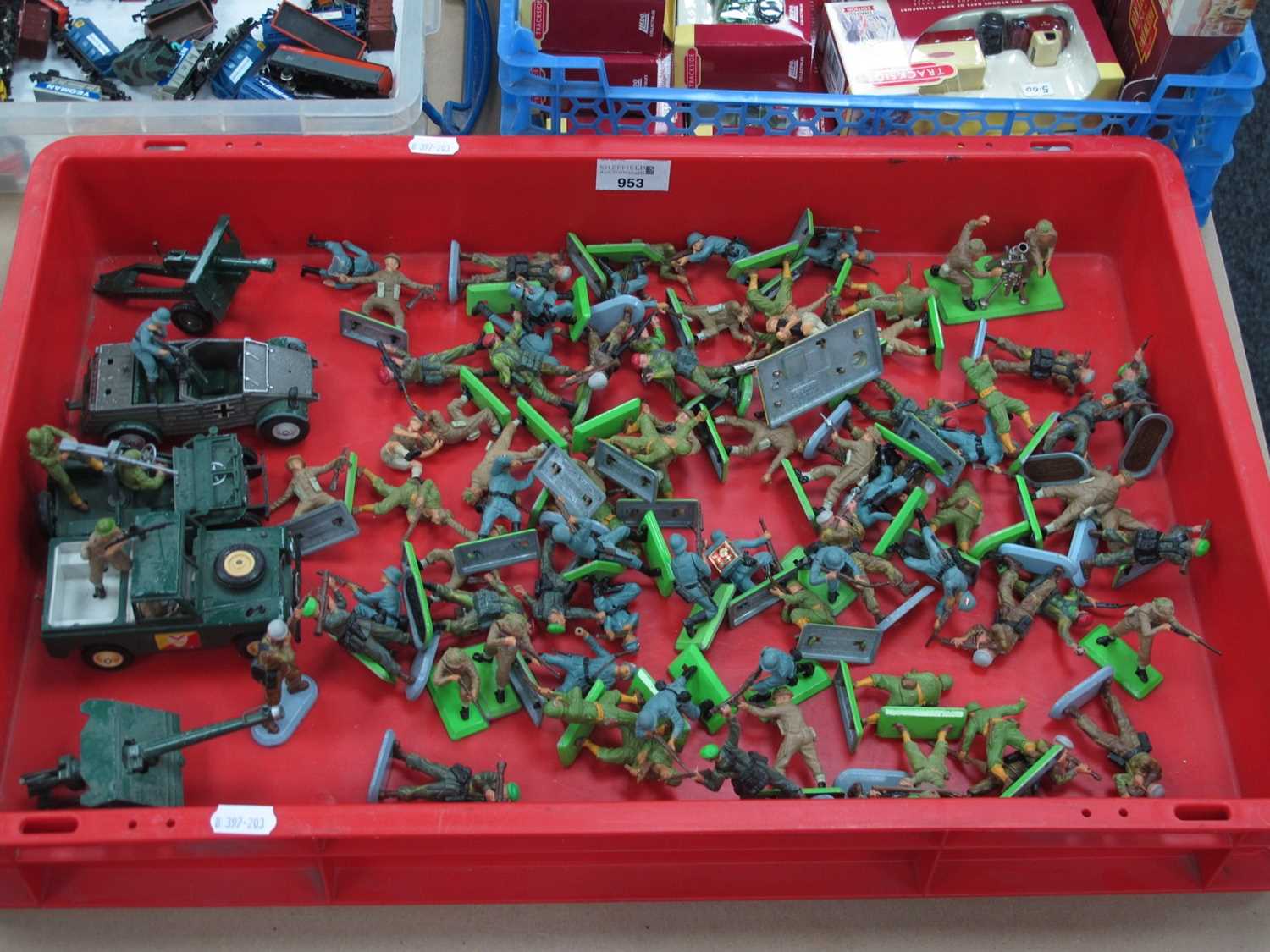 A Collection of Britains Diecast Model Miltary Vehicles and Britains ...