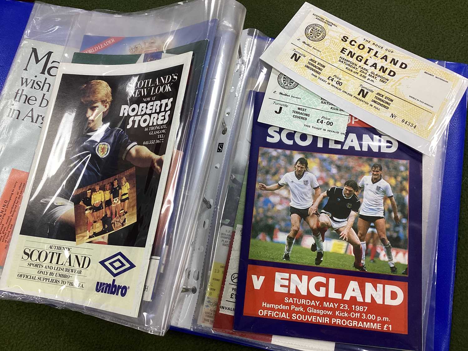 Scotland V. England Ticket and Programme - 1972, 1973 (x2) 74, 76 plus ...