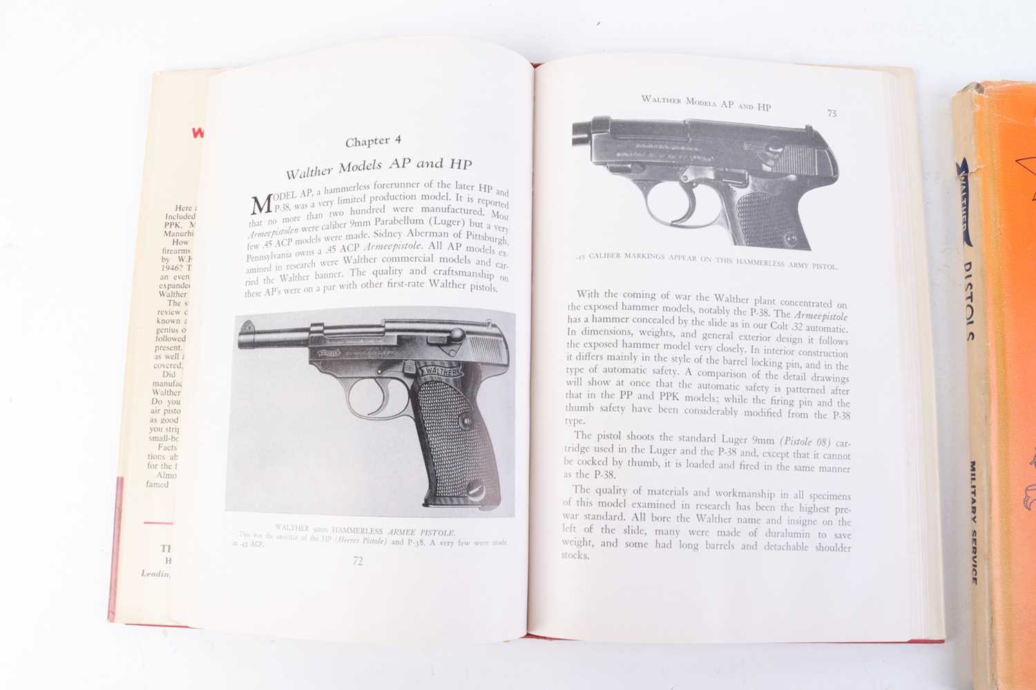 2 Vols: Walther Pistols and Walther Pistols and Rifles by W H B Smith;
