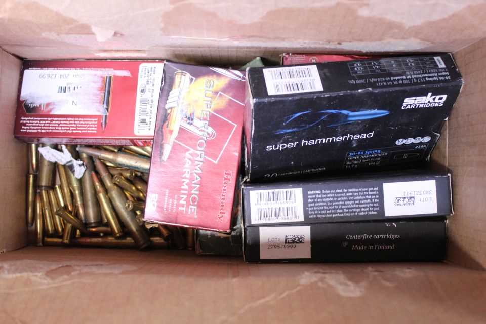 S1) Approx. 8lbs assorted calibre rifle ammunition (RFD sale only)