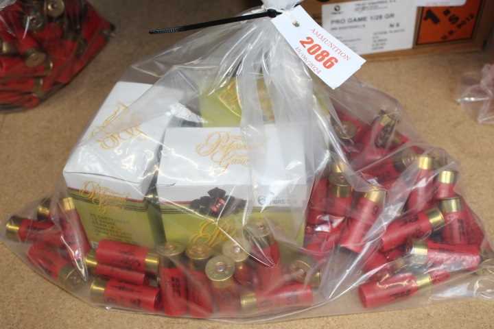 S2) 125 x 12 bore RC Professional Game 30g No.6 shot fibre wad cartridges