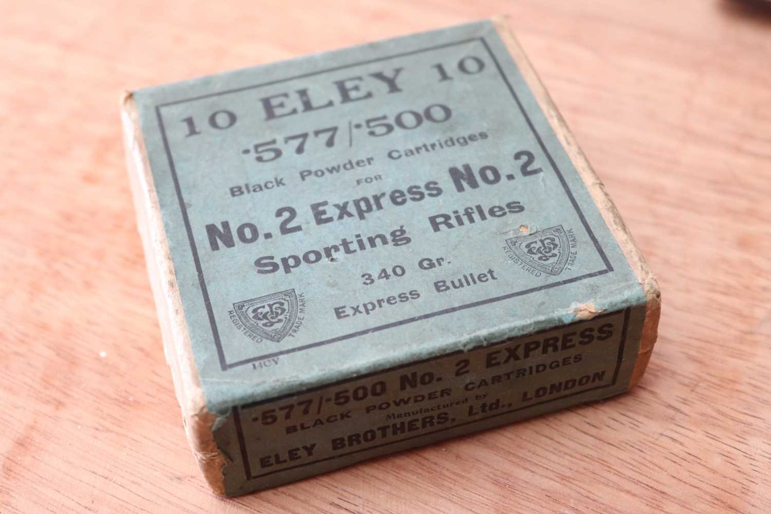 S1) 10 x .577/500 No.2 Express 340gr black powder rifle cartridges by ...