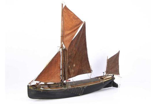 A scratch built finescale model Thames Barge 'Giralda' Greenwich in ...