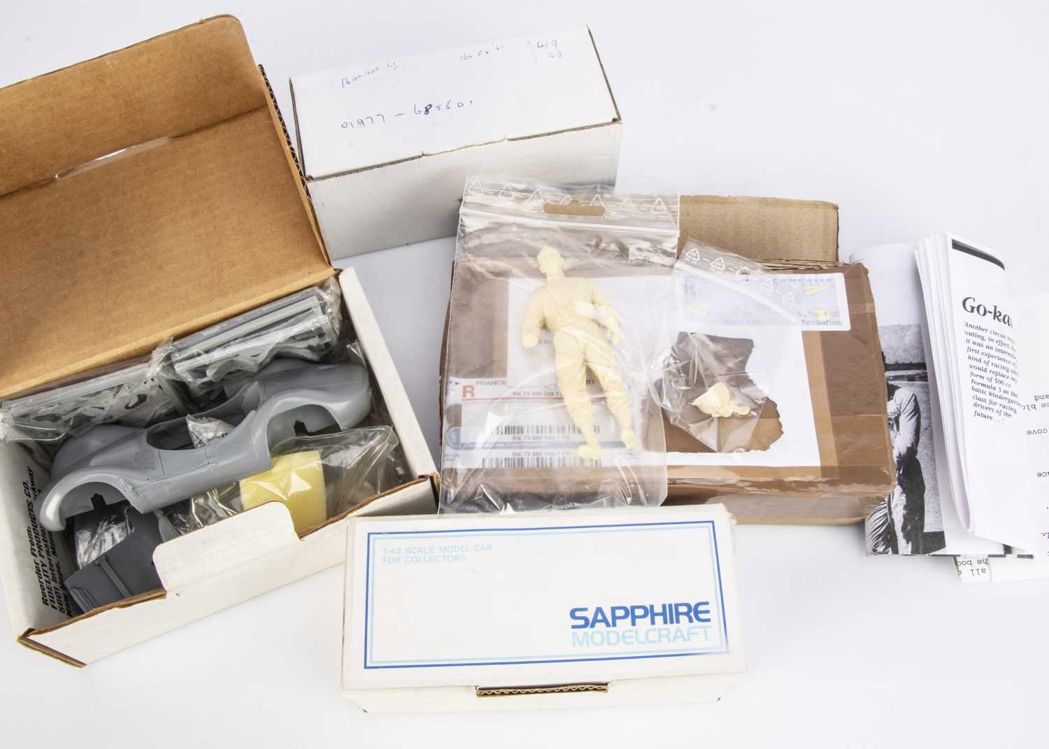 Unmade 1:24 & 1:43 Resin Model Kits, Sapphire Modelcraft 1:43 104 Ford ...