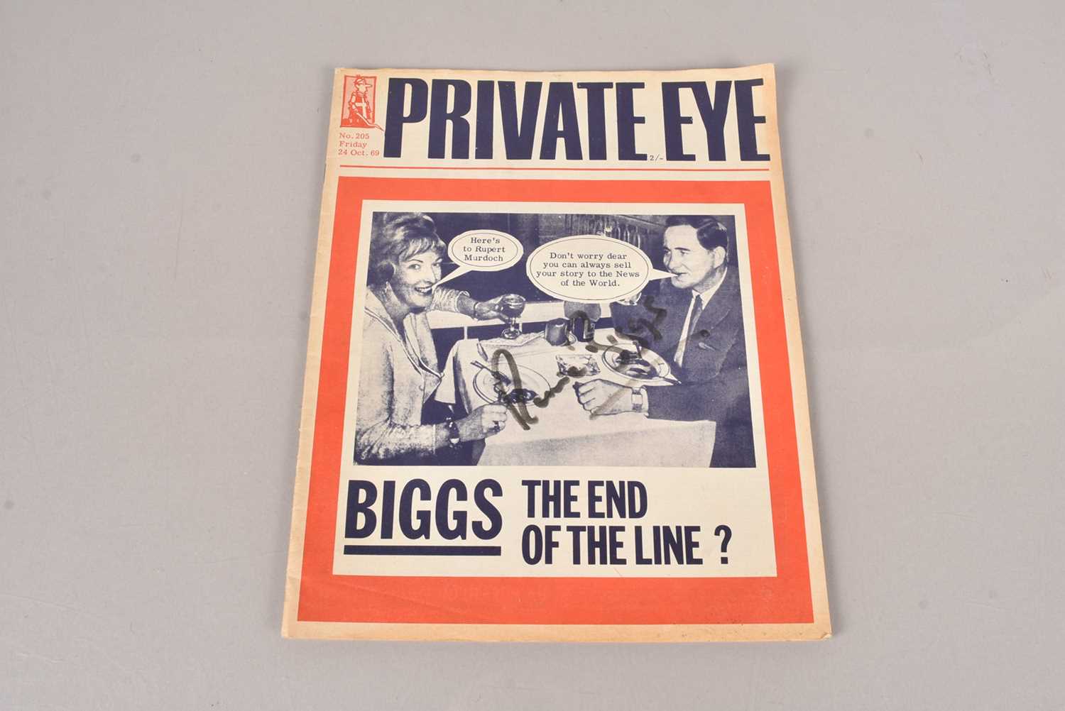 The Great Train Robbery, Ronnie Biggs (1929-2013), a 1969 signed copy ...