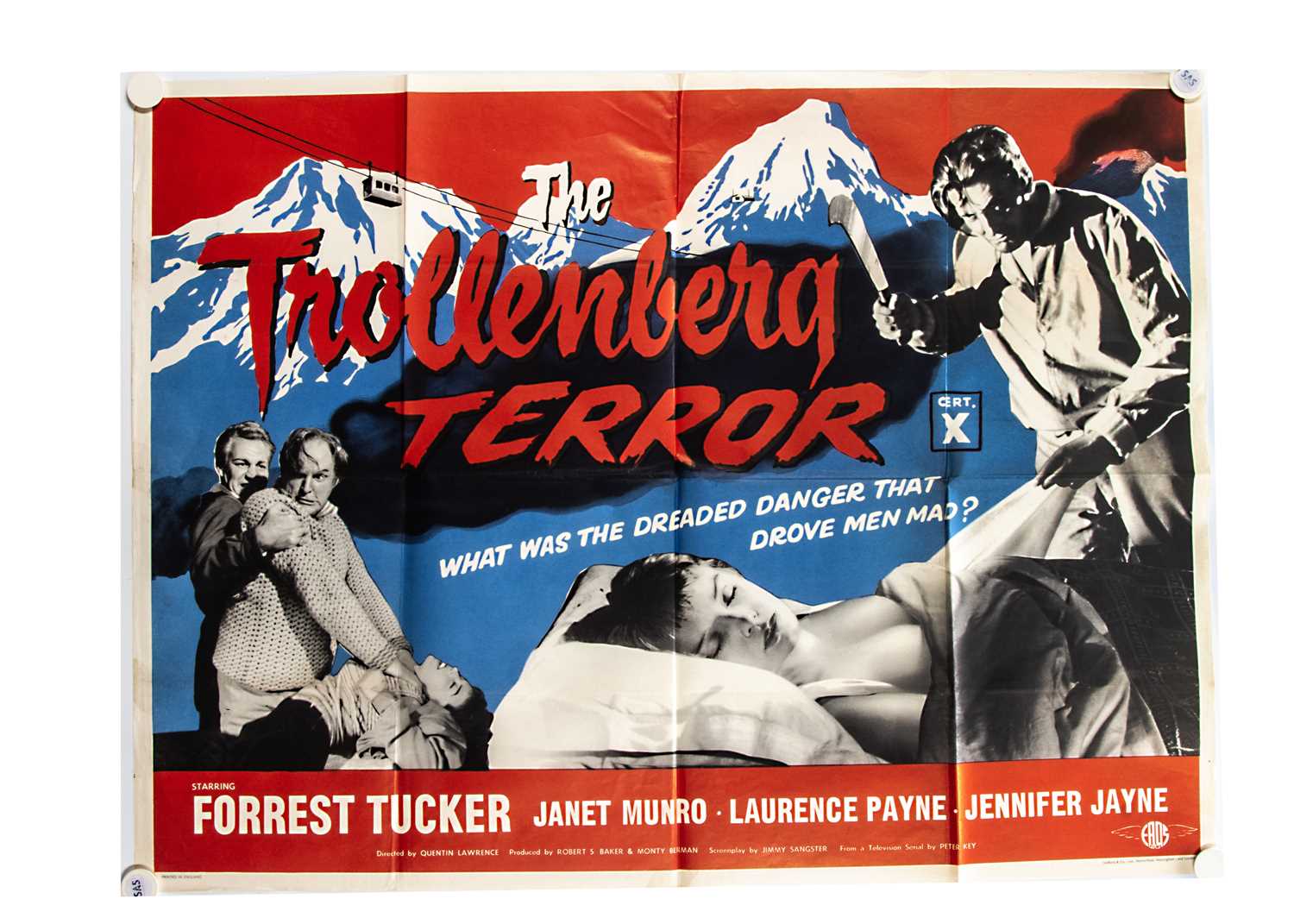 The Trollenberg Terror (Crawling Eyes) (1958) Quad Poster, UK Quad ...