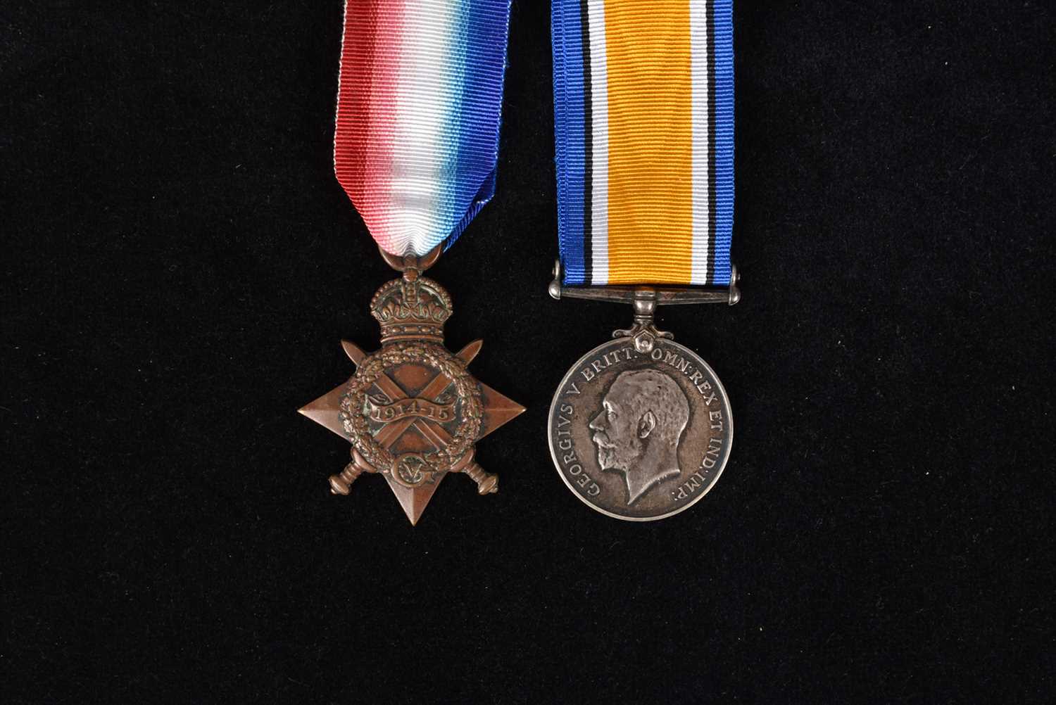 Royal Welsh Fusiliers, WWI British 1914-15 Star and War Medals, awarded ...