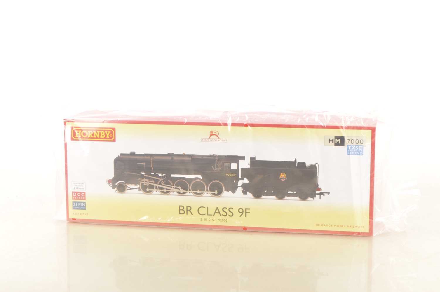 Hornby 00 Gauge R30132TXS BR black Class 9F 2-10-092002 Locomotive and ...