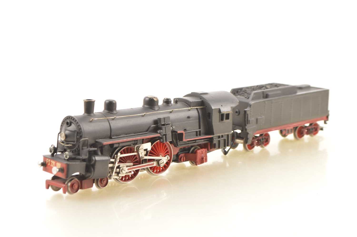 Early Rivarossi Italian HO Steam Locomotive and Tender, unboxed, 4-4-2 ...