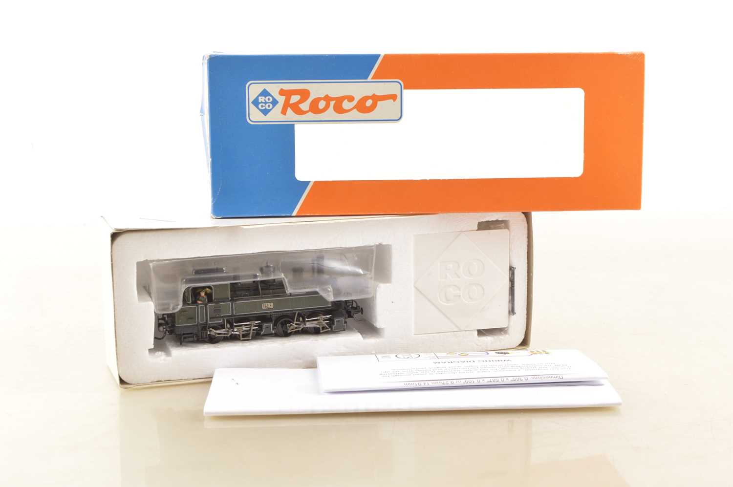 Roco HO Gauge German Steam Tank Locomotive, boxed 43281 BBII Mallett in ...