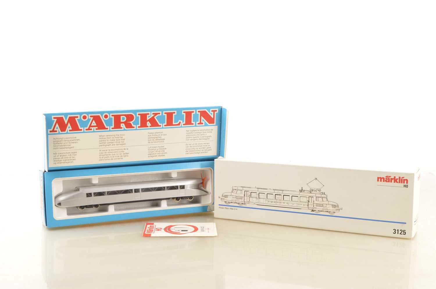 Marklin HO Gauge German and Swiss Locomotives, both boxed, 3077 German ...