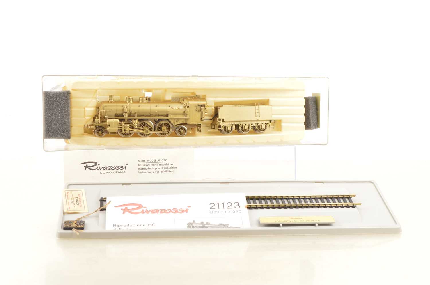 Rivarossi HO Gauge Golden Series Italian Steam Locomotive, boxed and ...