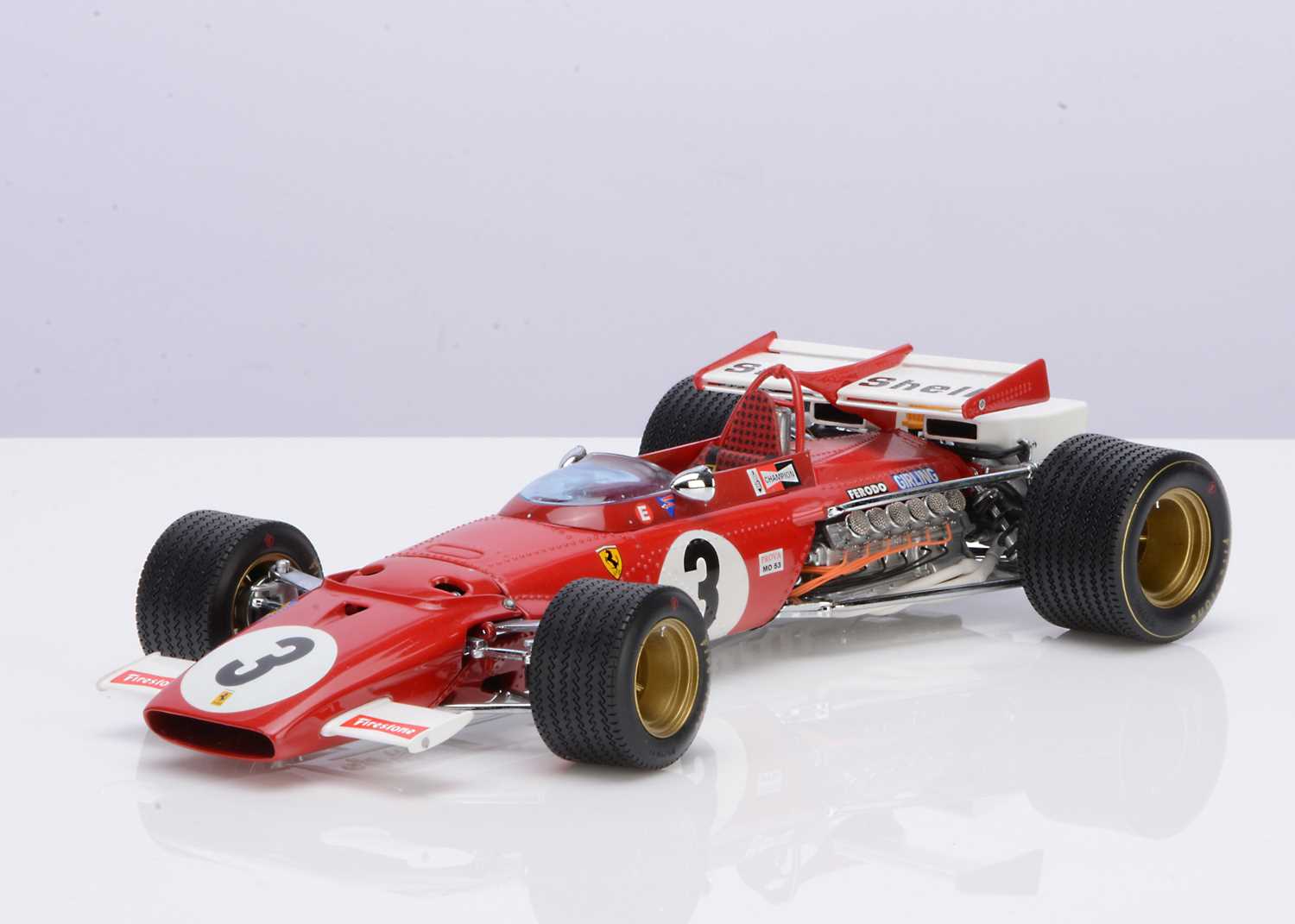 A Exoto Grand Prix Classics 1:18 Scale Ferrari 312B 1970 Winner G.P ...