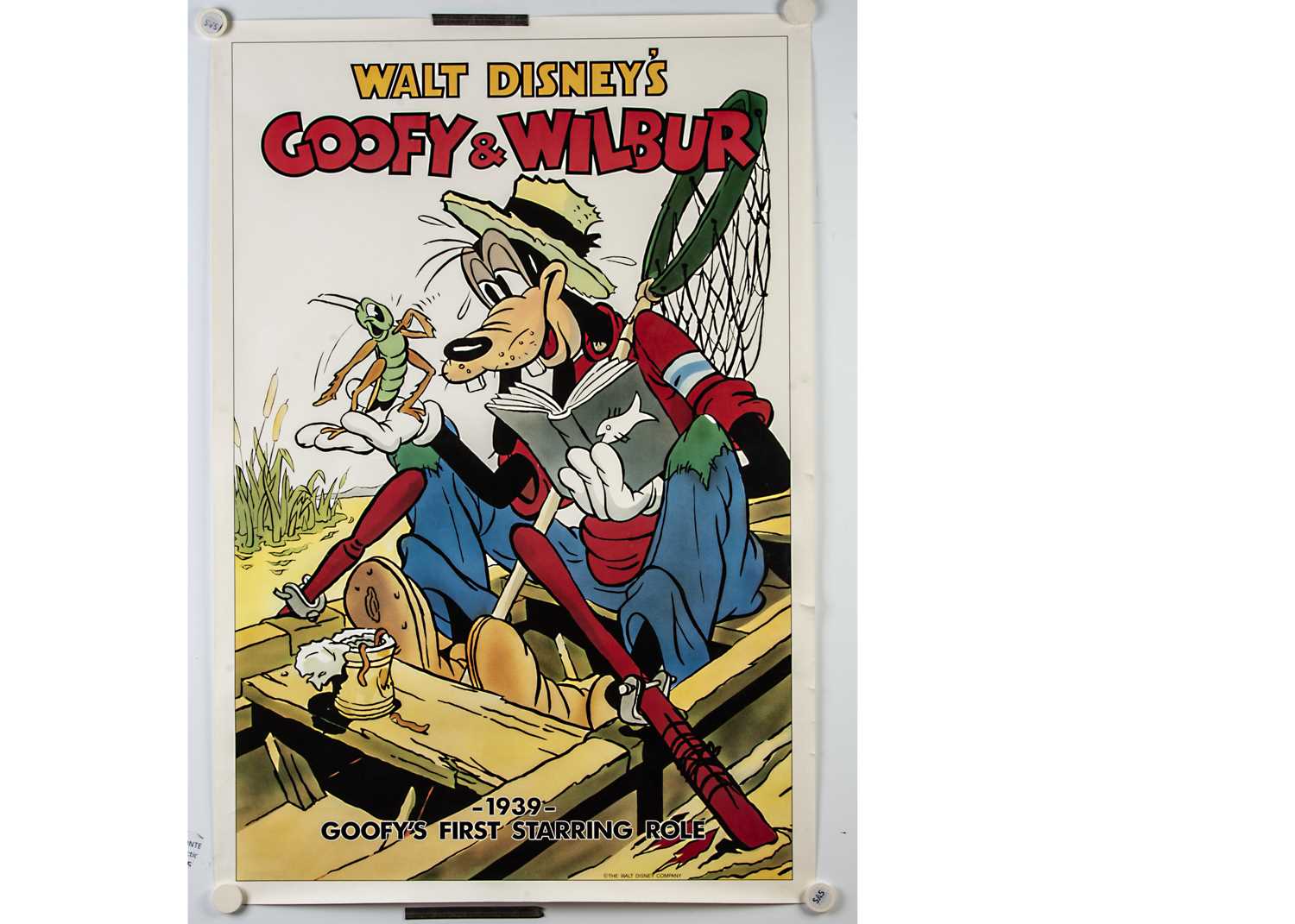 Goofy & Wilbur One Sheet Posters / Disney, two UK One Sheet Posters for ...