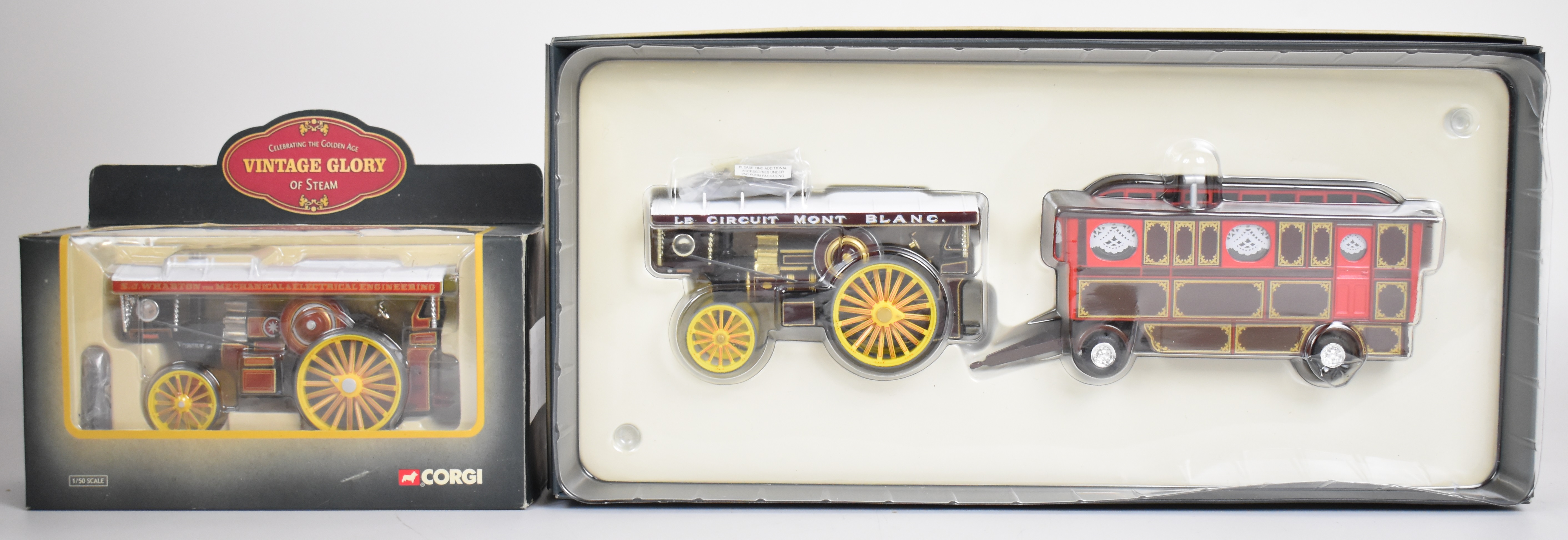 Twelve Corgi Vintage Glory of Steam diecast model showman's engines to ...