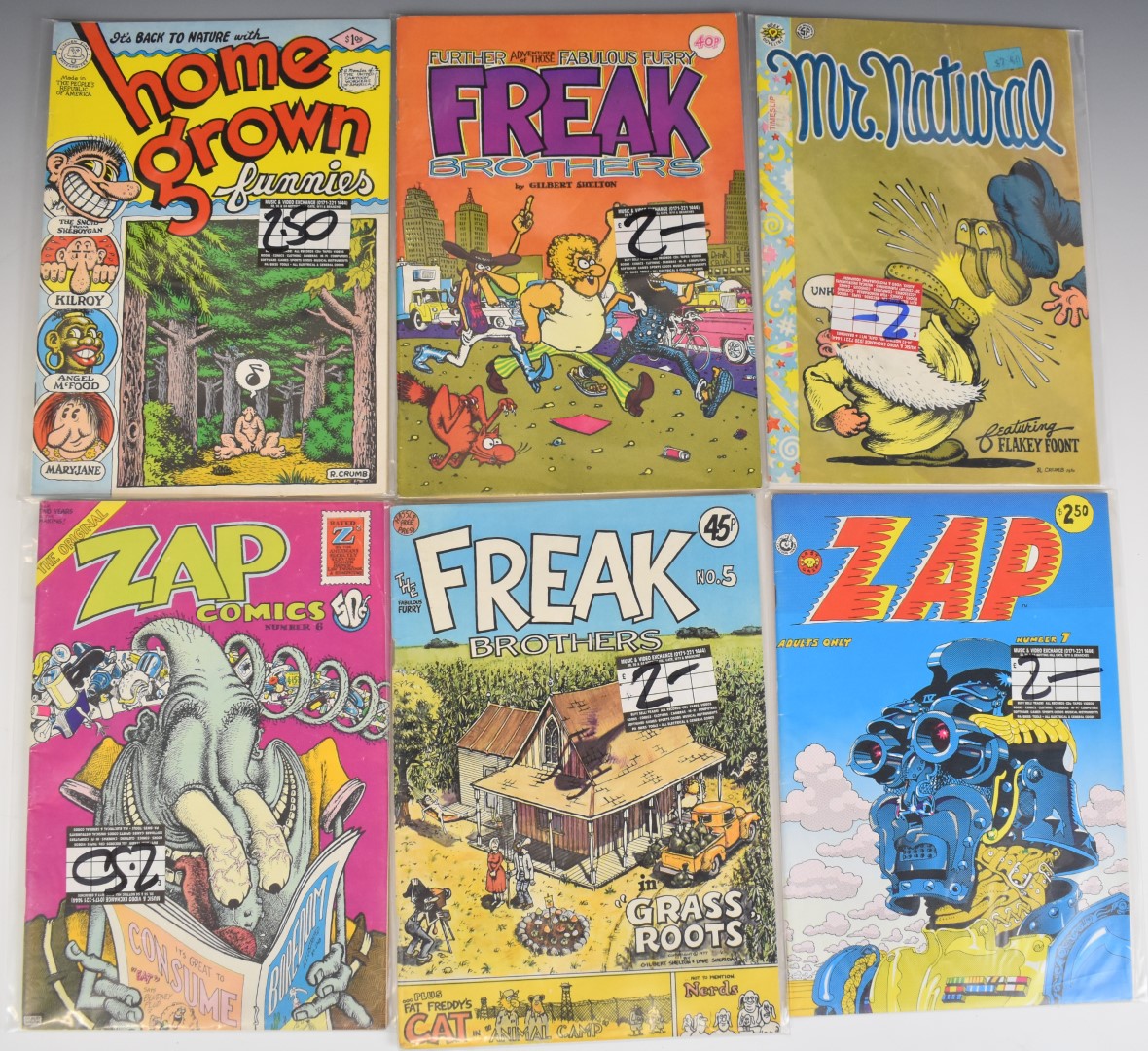 Collection of anti establishment counterculture comics including Cozmic ...
