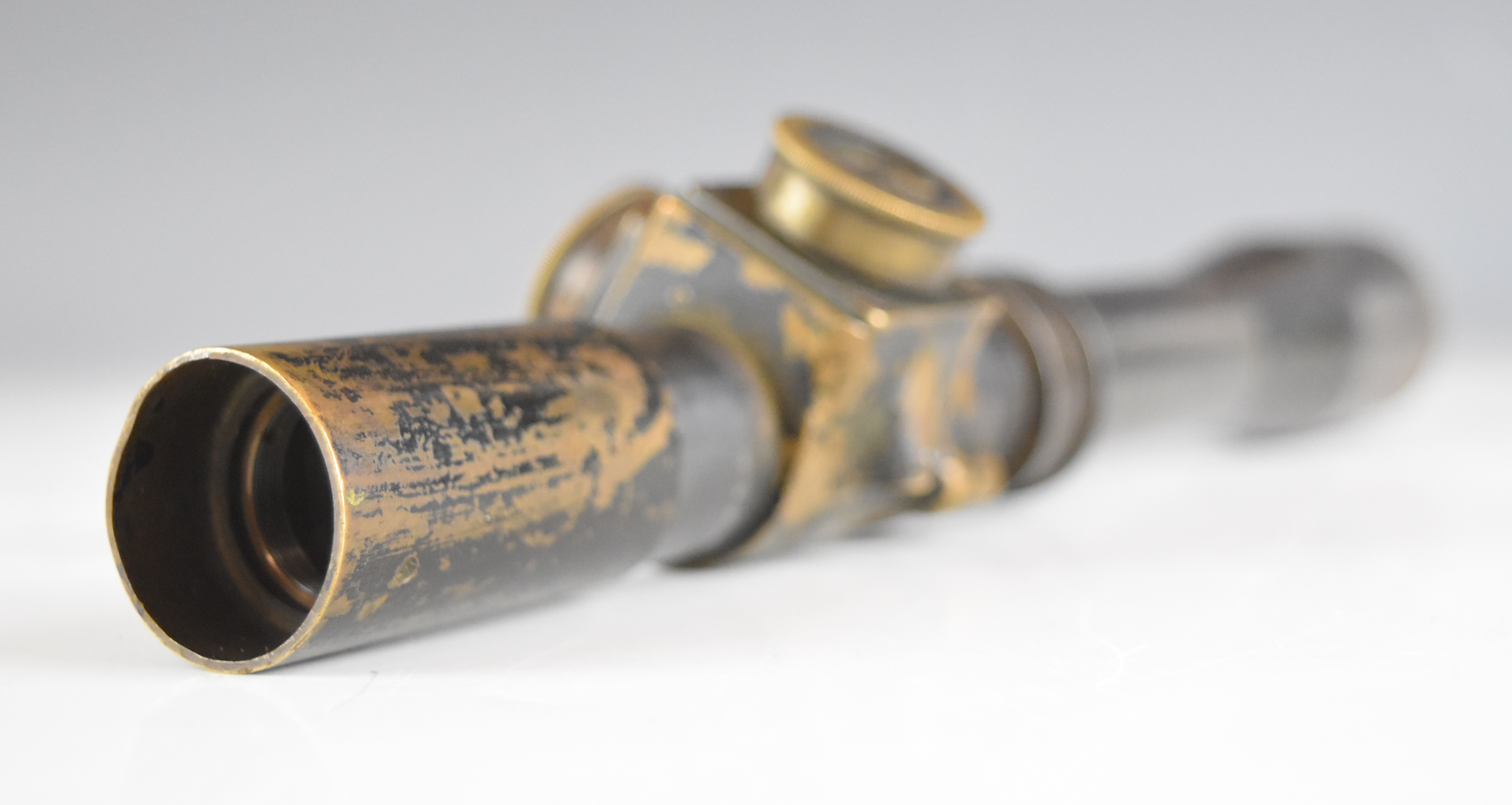 WW2 No. 32 Mk I Lee-Enfield adjustable sniper rifle scope stamped 'Tel ...