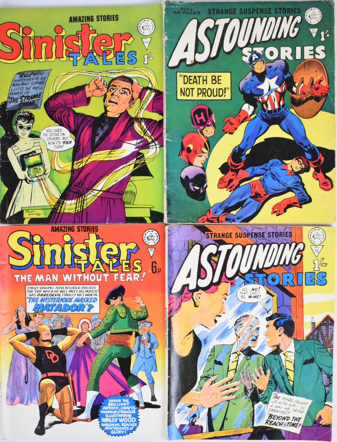 Over fifty Alan Class comics to include Astounding Stories, Creepy ...