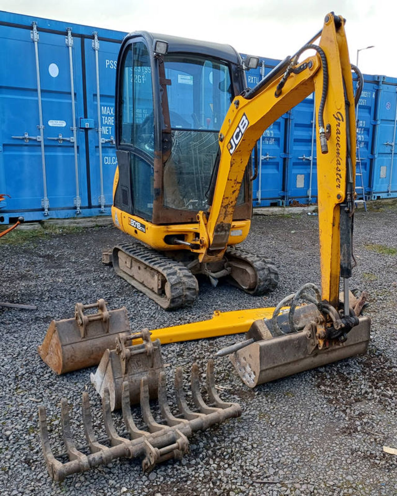 2016 JCB 8018 MINI CRAWLER EXCAVATOR 1.8 TON TRACKED 360 MINI EXCAVATOR ...