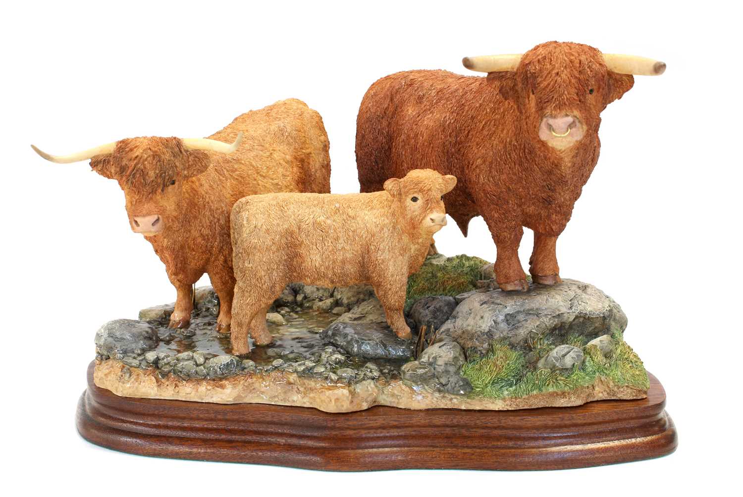 Border Fine Arts 'Highland Cattle', model No. B1325 by Ray Ayres ...