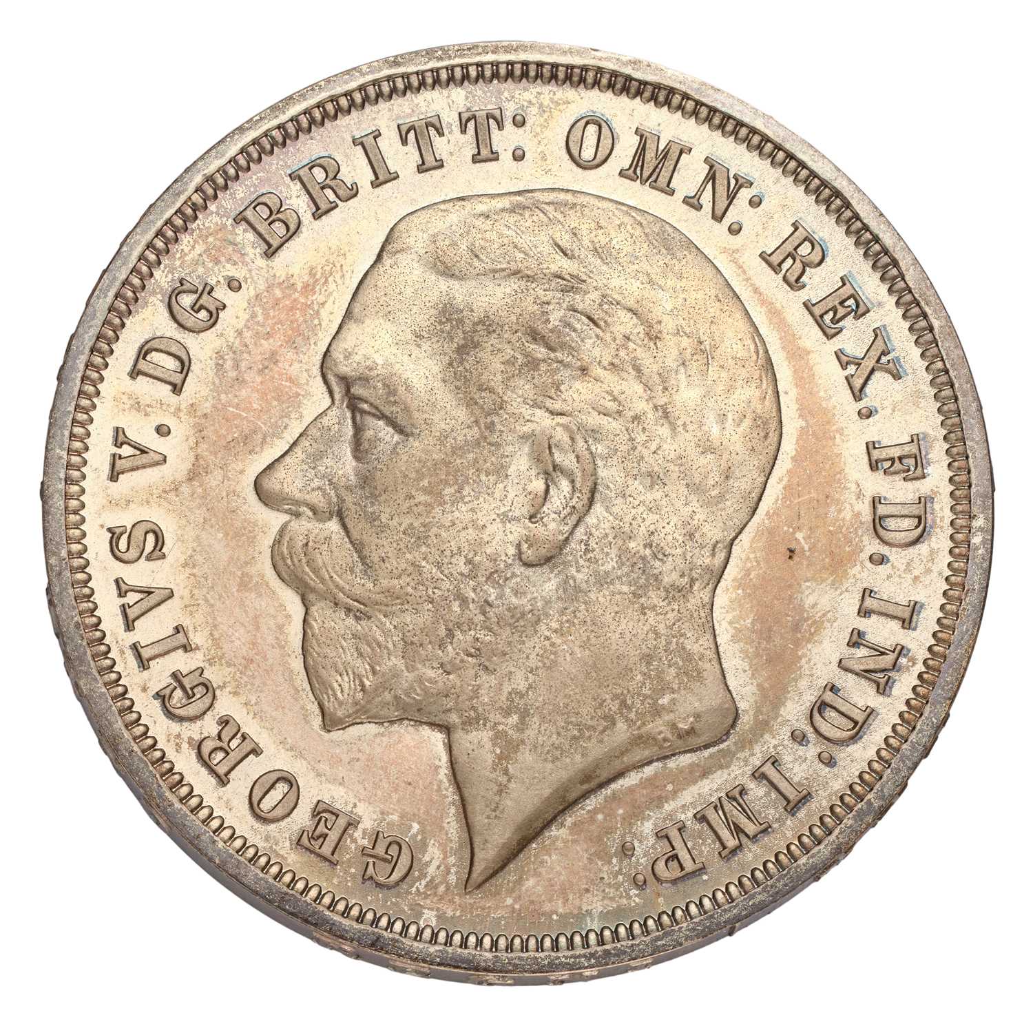 George V, Proof Crown 1935, raised edge lettering (Bull 3655, ESC 378 ...