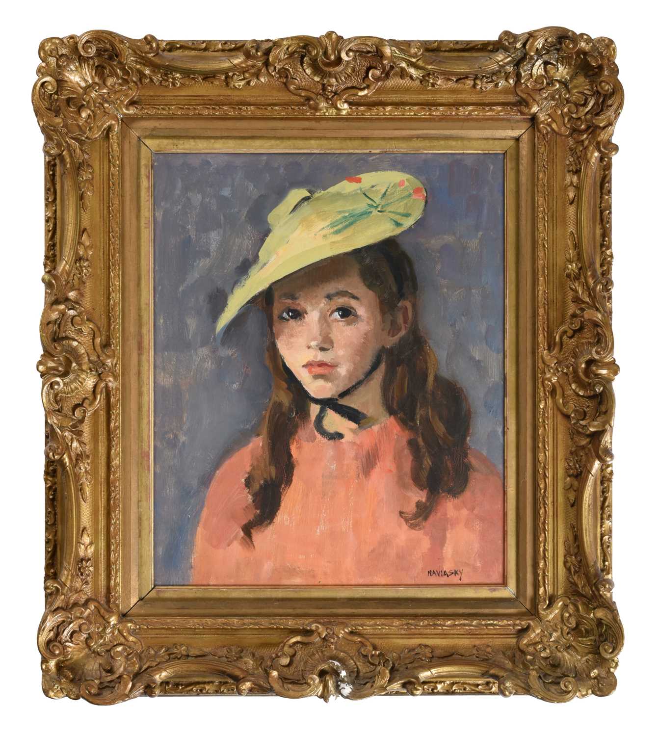 Philip Naviasky (1894-1983) "Jeannette" Signed, oil on board, 45cm by ...