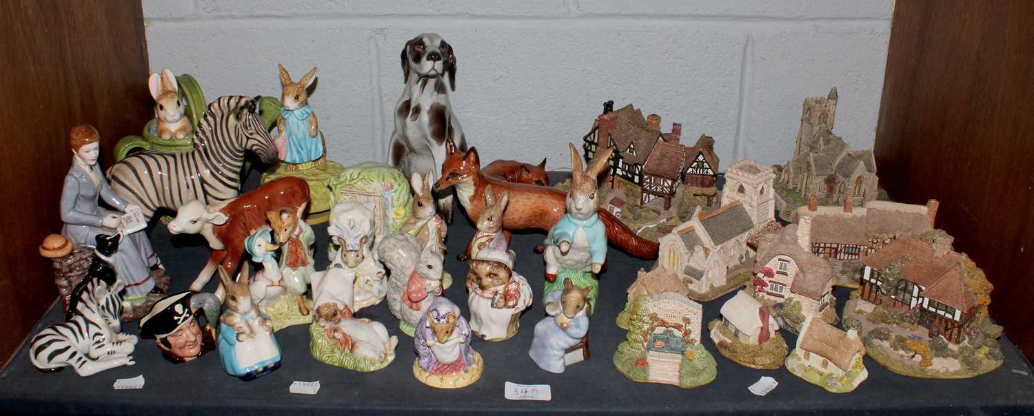 Beswick Including: Zebra, Fox, Calf, various Beatrix Potter, etc ...