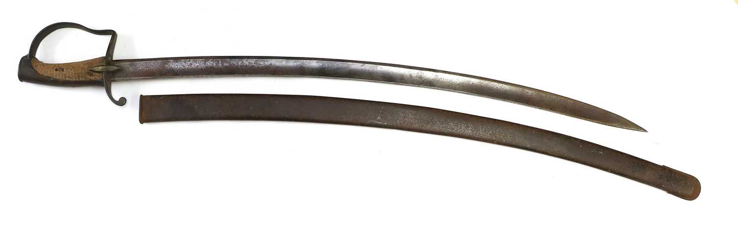 A 19th Century Prussian Cavalry Sword, the 78cm single edge curved ...