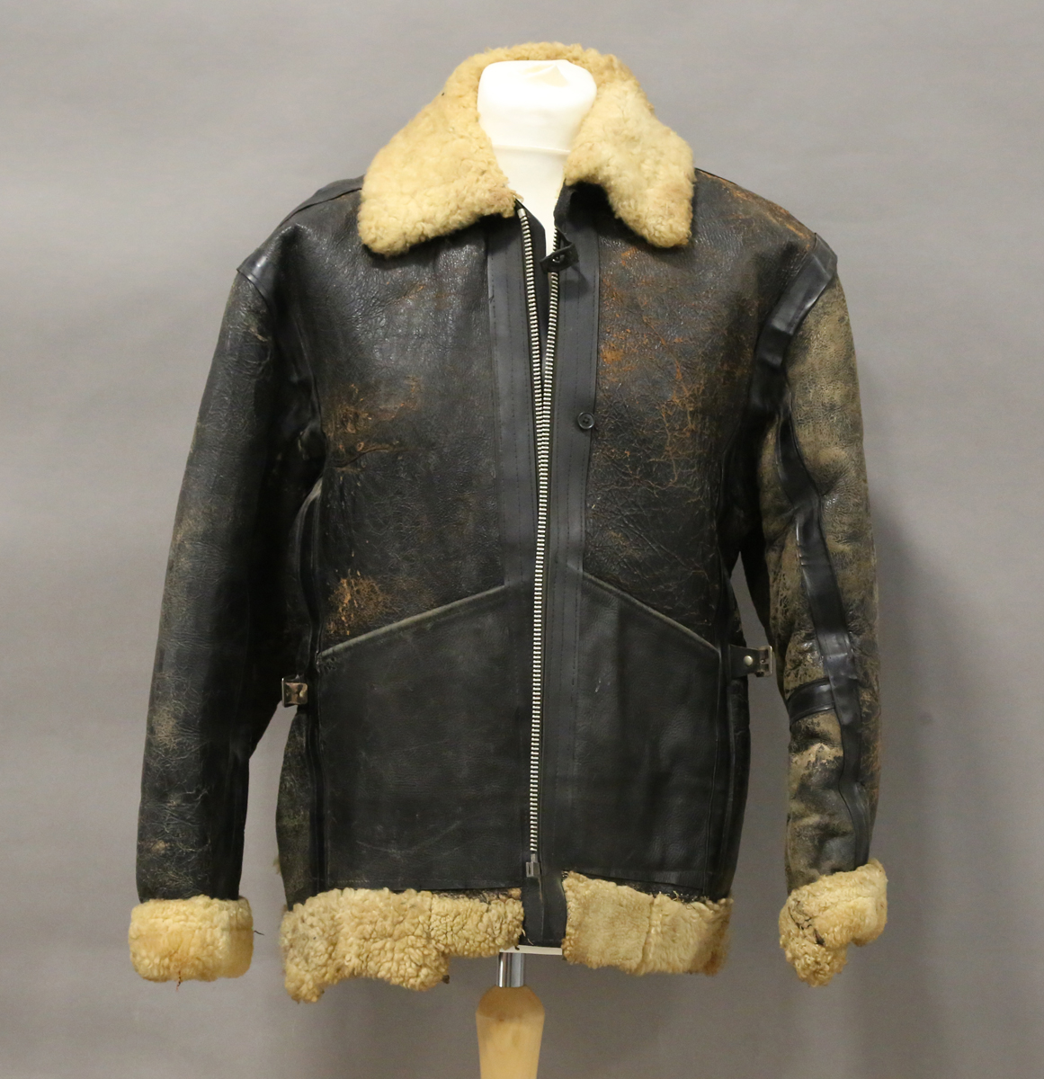 A collection of mid-20th century flying jackets, including a Second ...