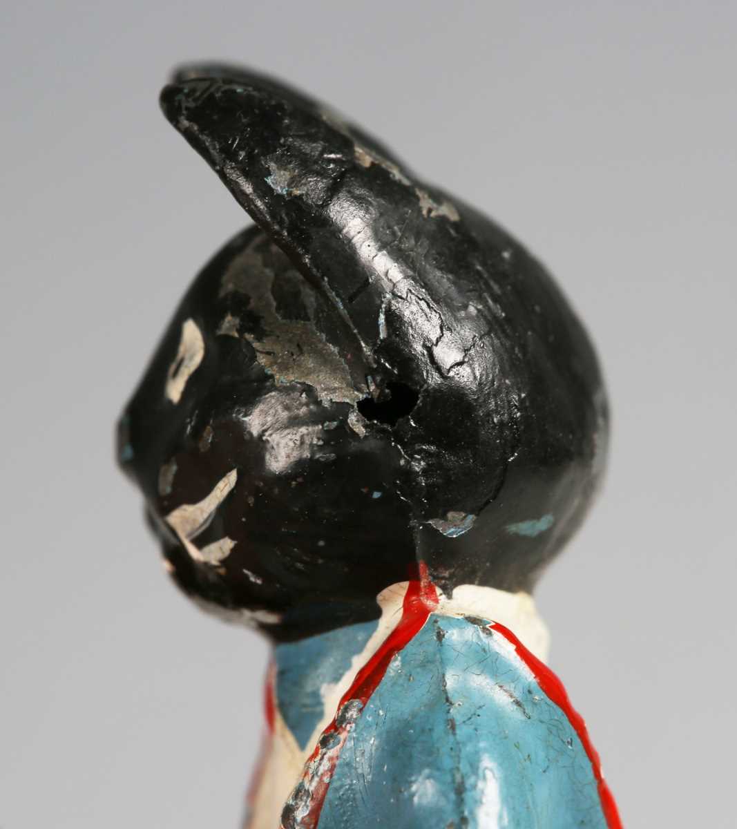 A 1950s Luntoy lead figure of the television character Prudence Kitten ...